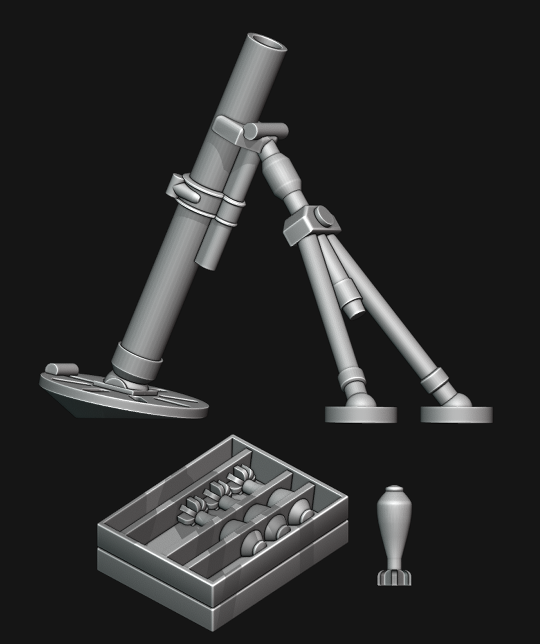 Soviet 82mm M1937 Mortar - flankmarchstore.com